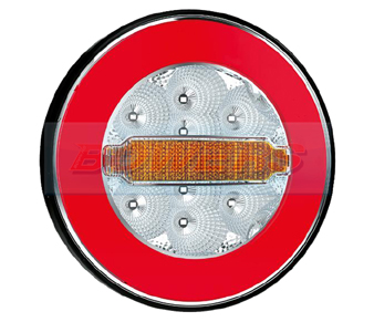 12v/24v Universal LED Glow Ring Rear Combination Hamburger Light - H Bowers